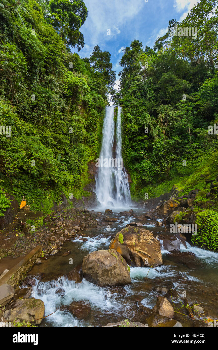 Gitgit Waterfall - Bali island Indonesia Stock Photo - Alamy