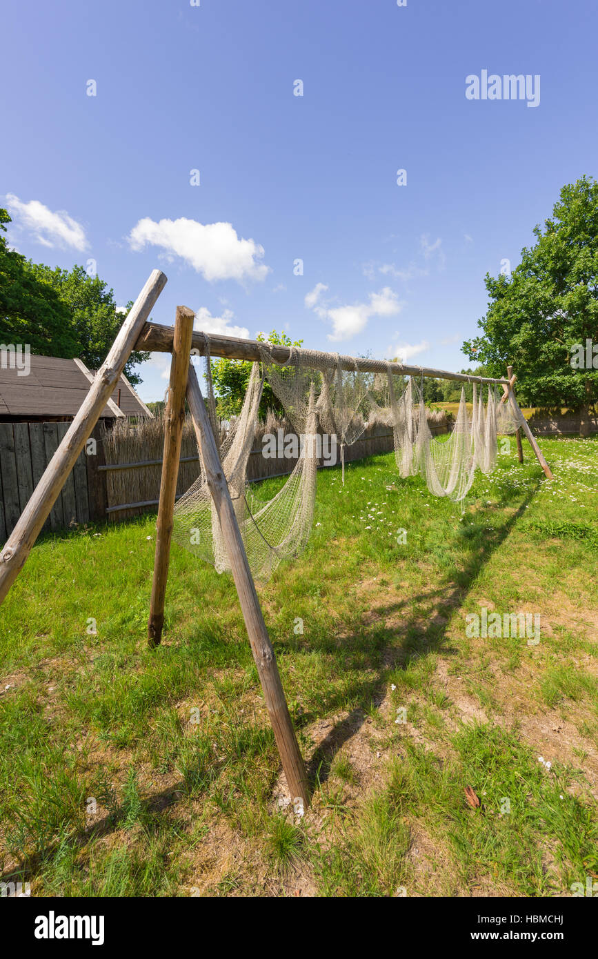 old fishing net Stock Photo - Alamy