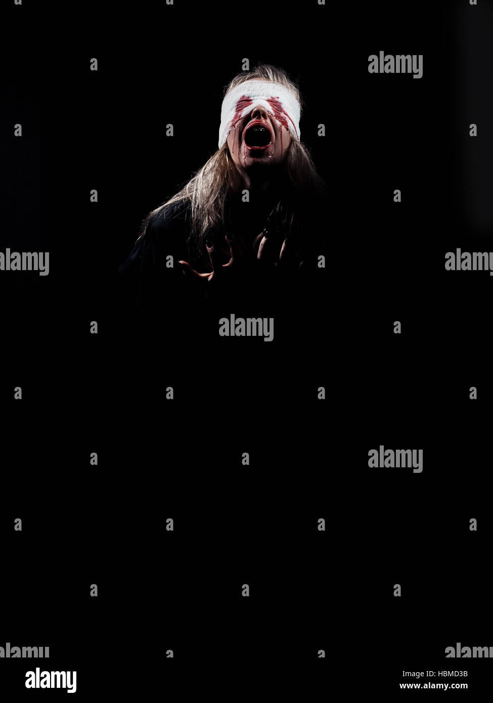 Bloody eyes hi-res stock photography and images - Alamy