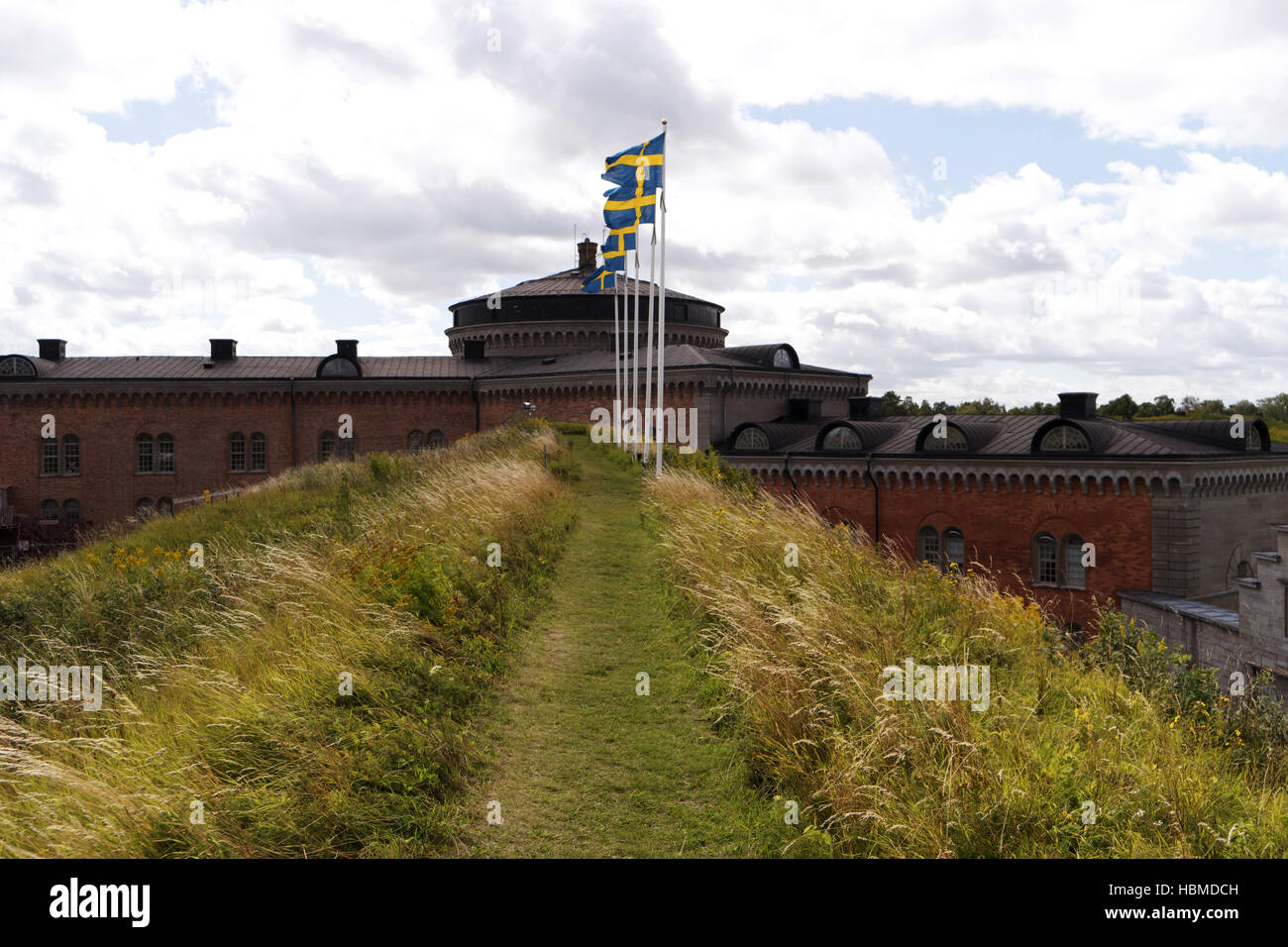 Karlsborg Fortress in Sweden Stock Photo - Alamy