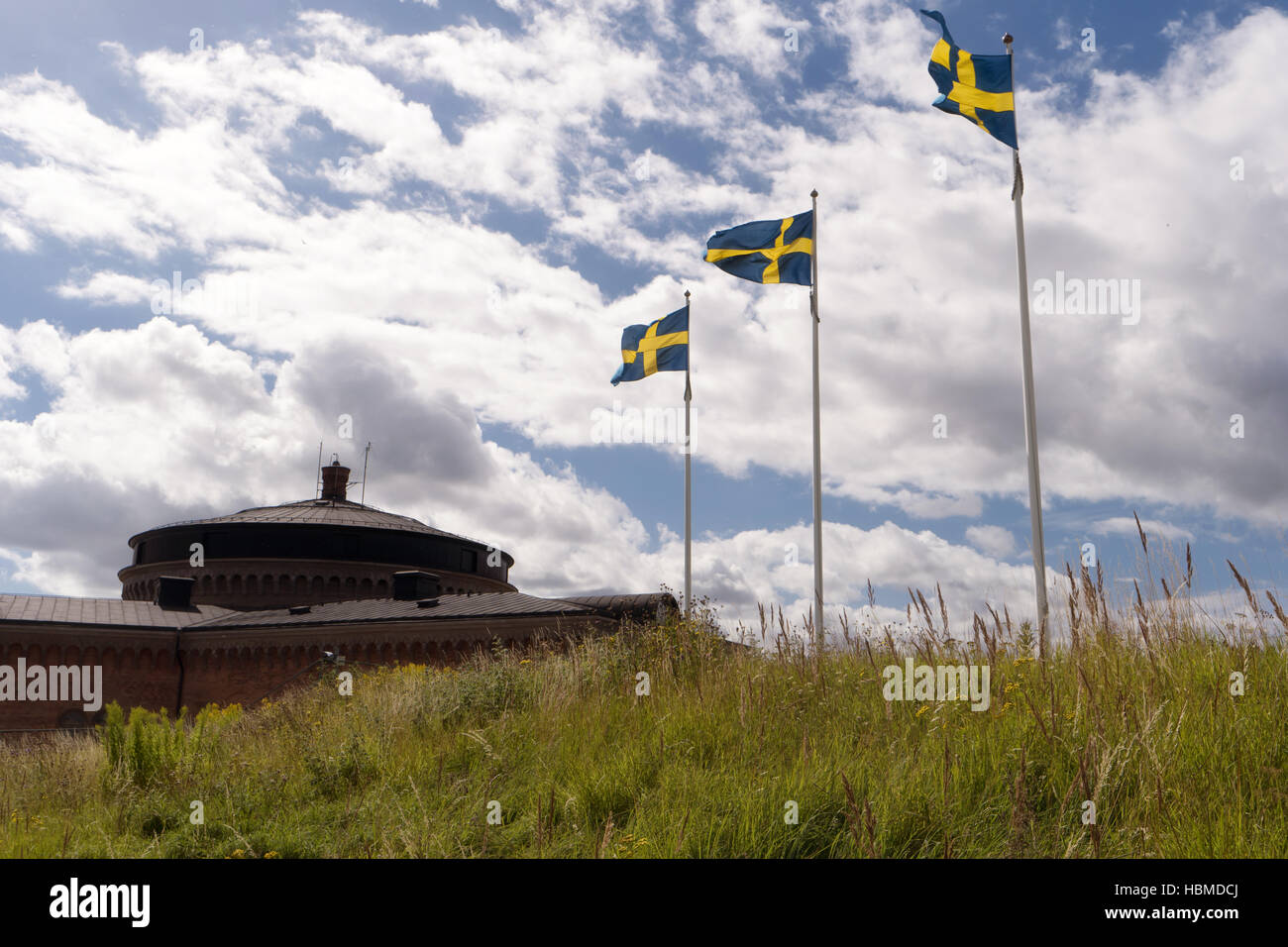 Karlsborg Fortress in Sweden Stock Photo - Alamy