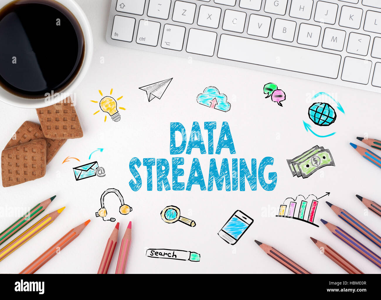 Streaming data image hi-res stock photography and images - Alamy