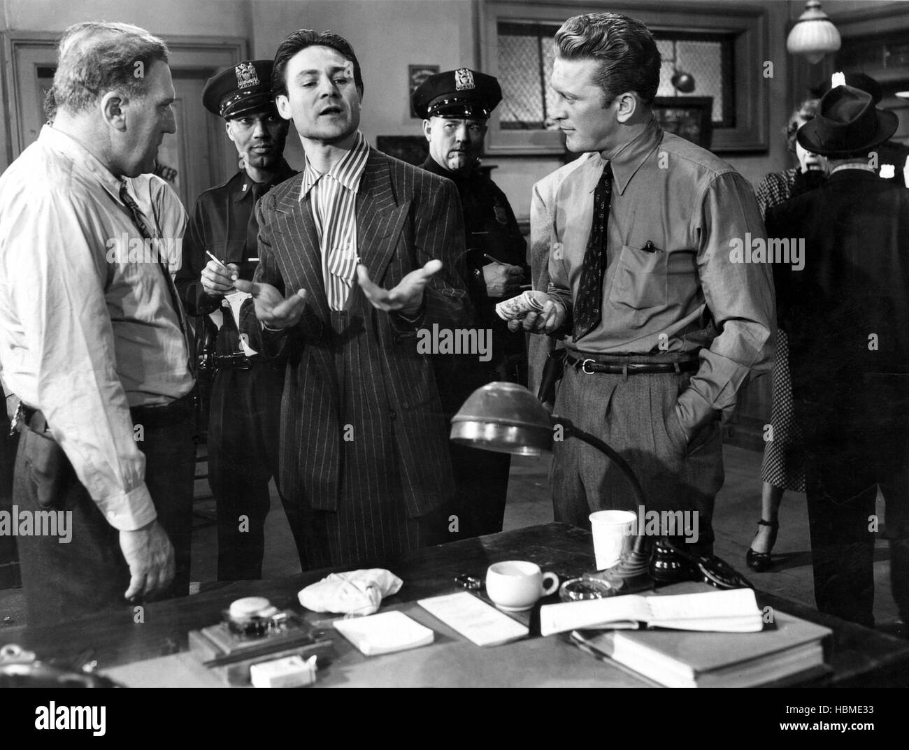 DETECTIVE STORY, William Bendix, Russell Evans, Joseph Wiseman, Kirk ...