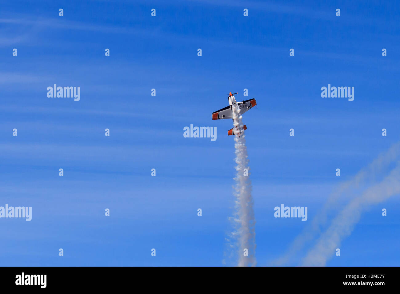 The Extreme XA41 single seat aerobatic aircraft being displayed at the ...