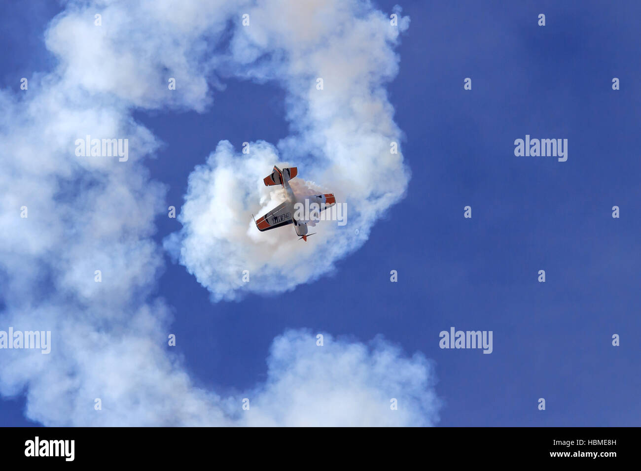 The Extreme XA41 single seat aerobatic aircraft being displayed at the ...