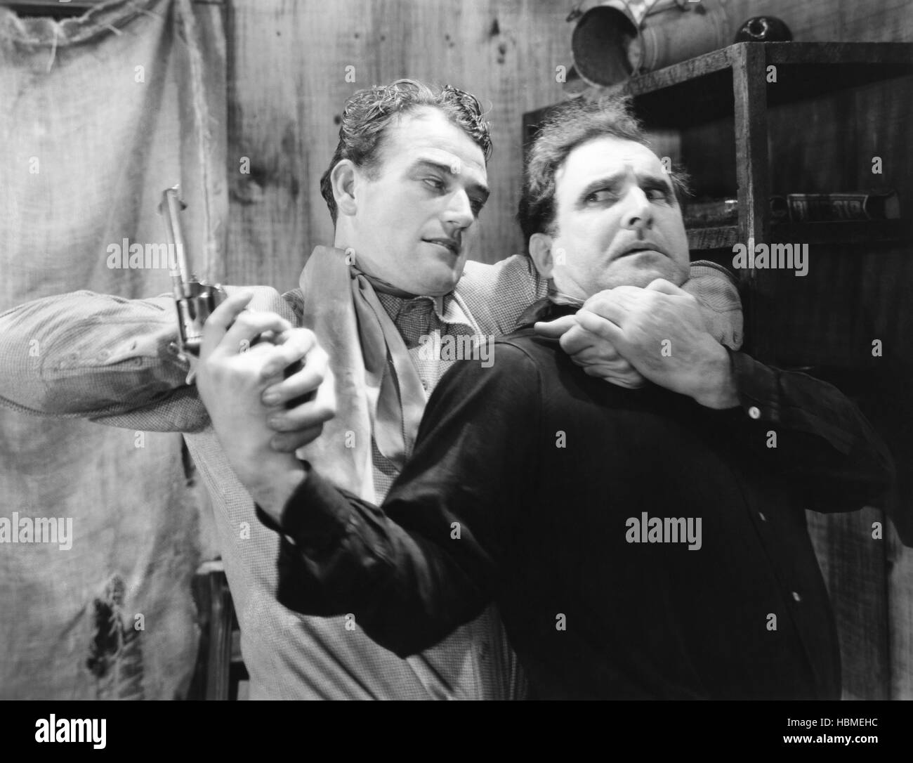 THE DESERT TRAIL, from left, John Wayne, Al Ferguson, 1935 Stock Photo ...