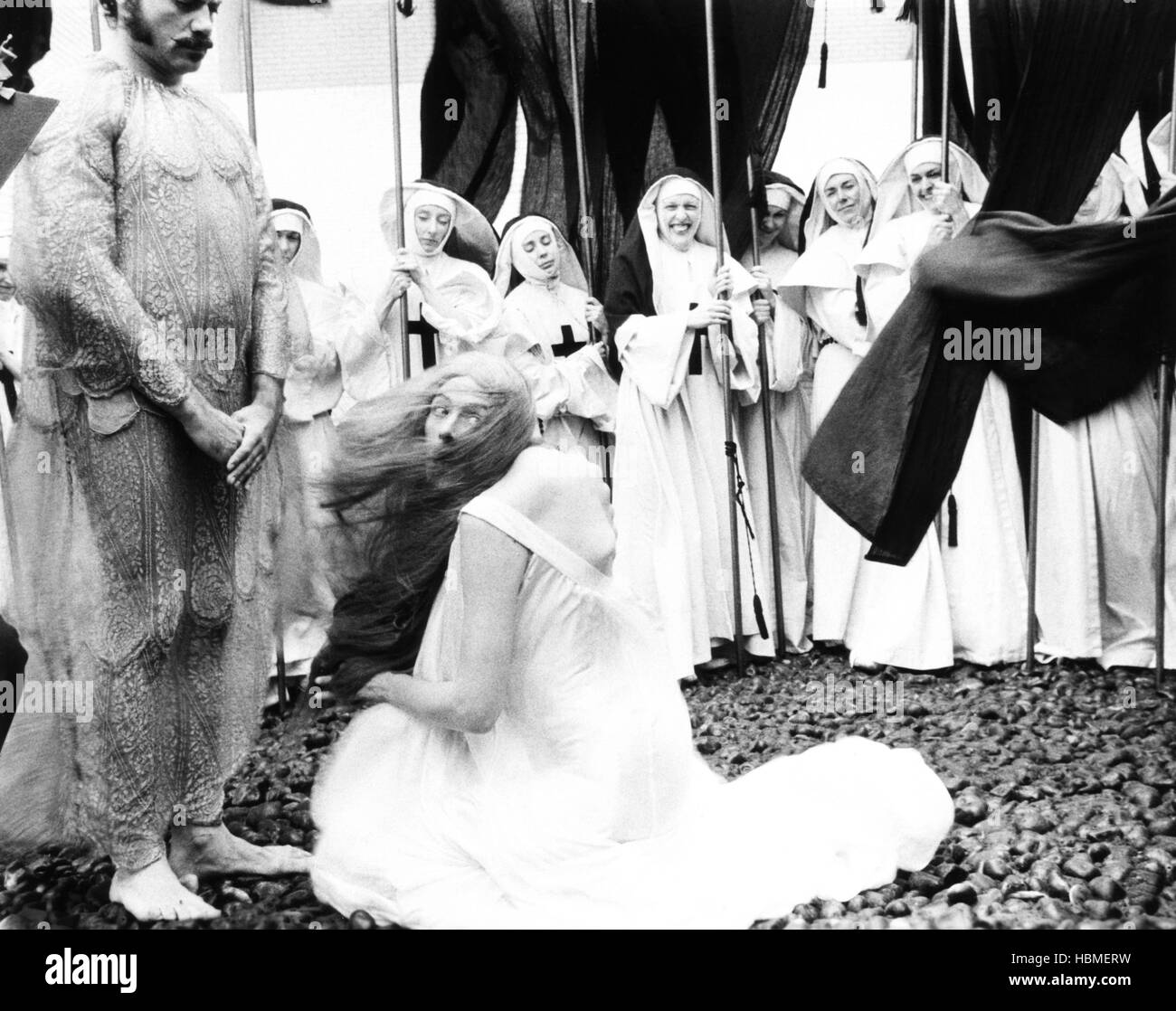 THE DEVILS, from left: Oliver Reed, Vanessa Redgrave, 1971 Stock Photo ...