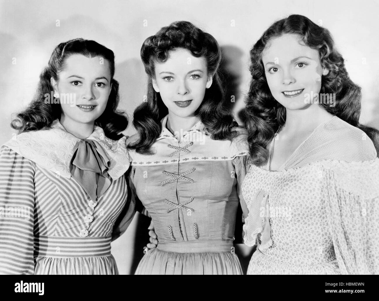 DEVOTION, from left, Olivia de Havilland, Ida Lupino, Nancy Coleman, 1946 Stock Photo - Alamy