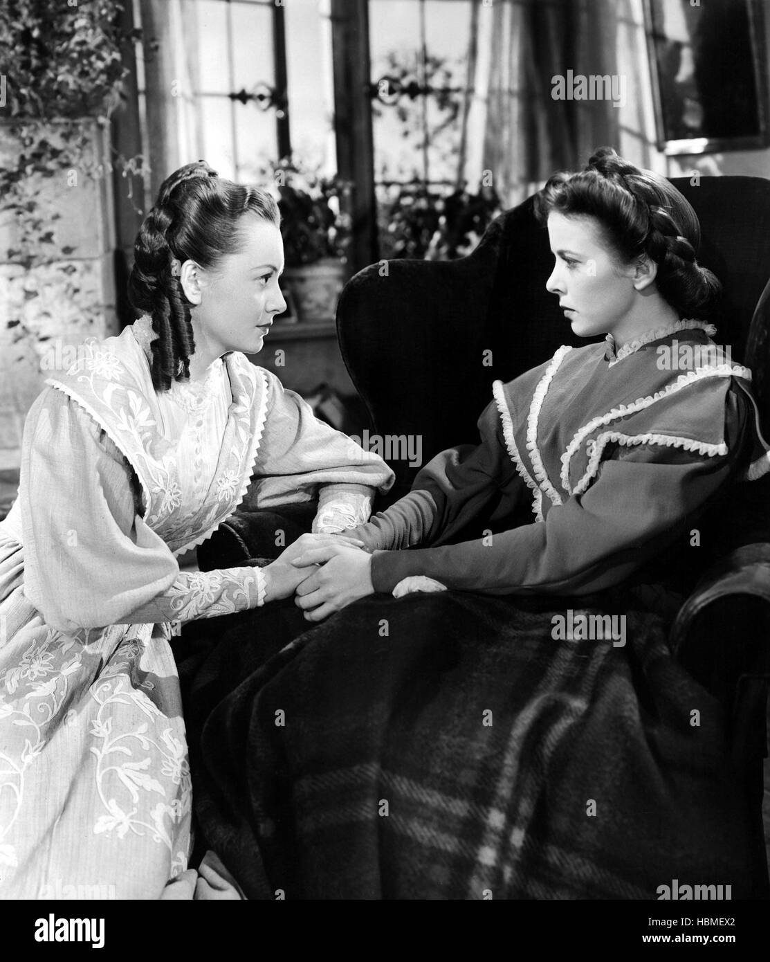 DEVOTION, Olivia de Havilland, Ida Lupino, 1946 Stock Photo - Alamy