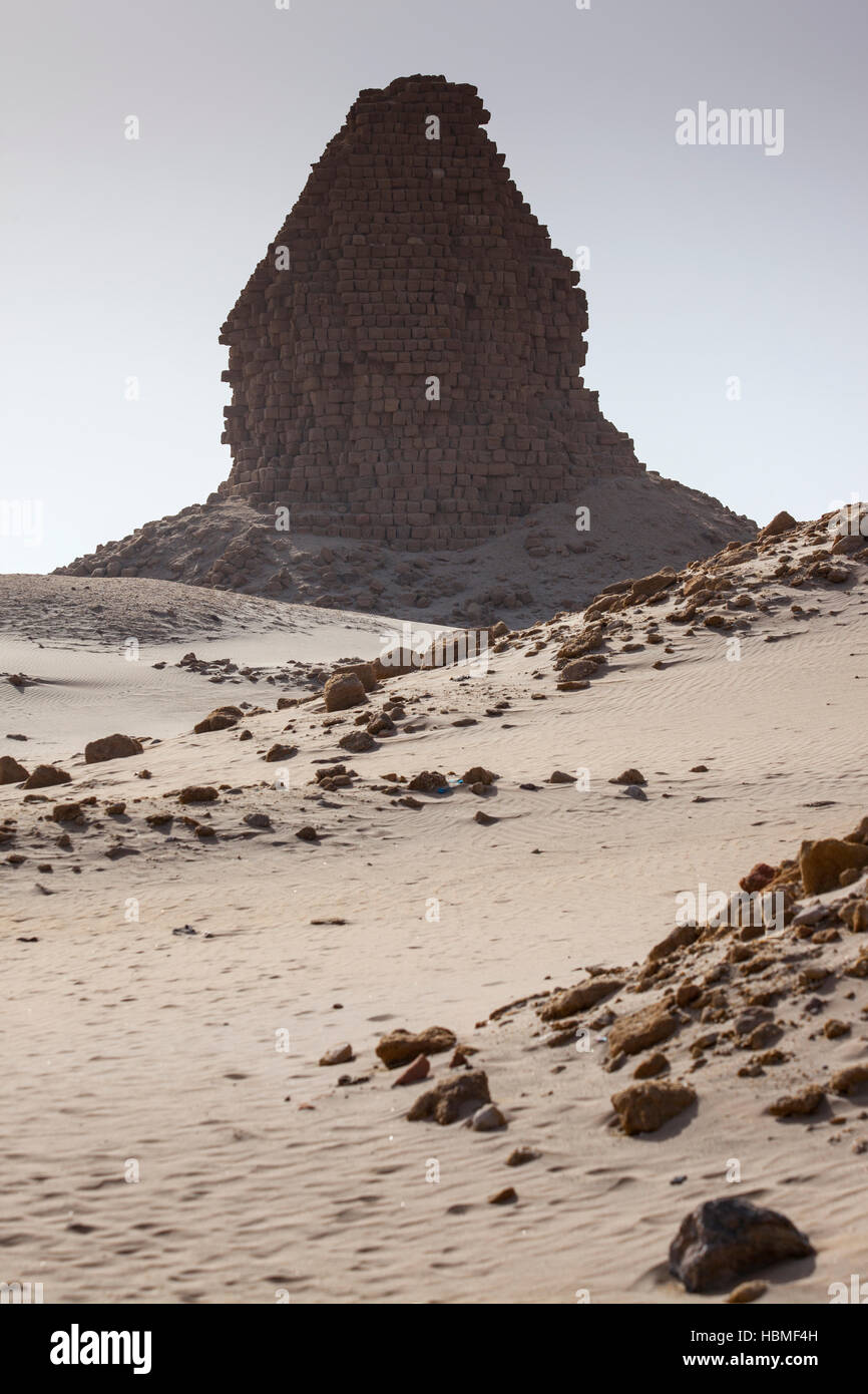 El Kurra, Necropolis of ancient capital of Napata, Sudan, Africa Stock ...