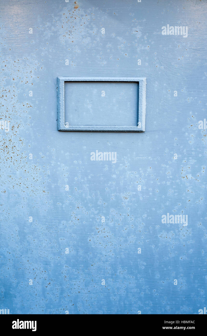 Seamless picture of the rough painted gray rusty metal board with a ...