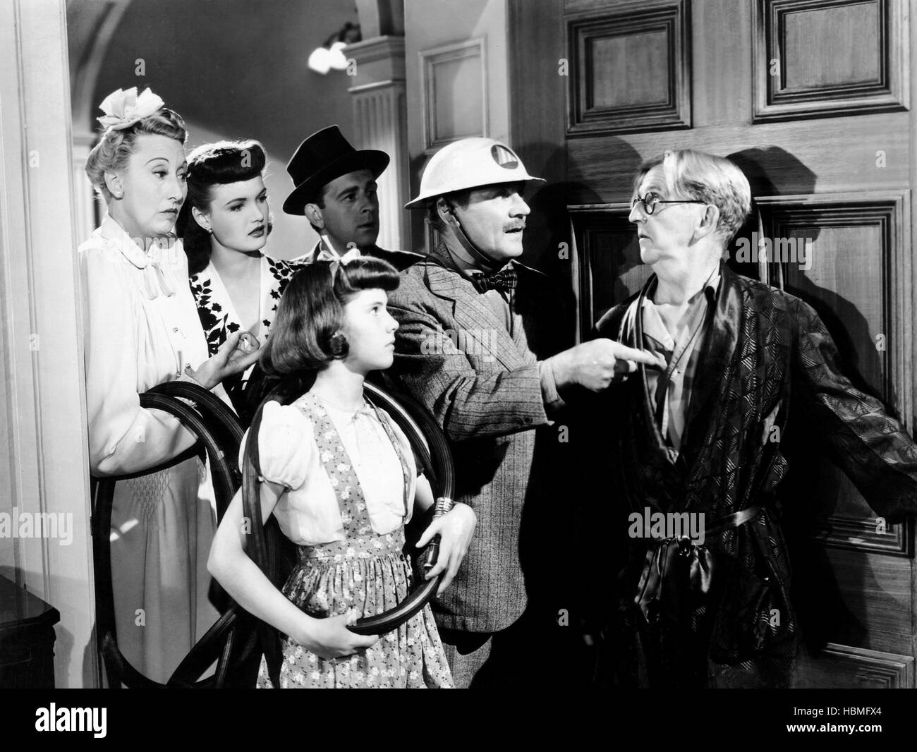 DIXIE DUGAN, rear from left: Charlotte Greenwood, Lois Andrews, Eddie ...