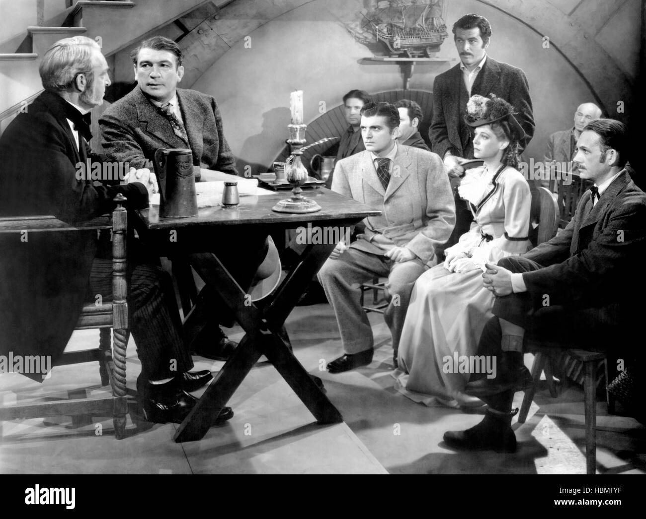 DIAMOND FRONTIER, from left, Victor McLaglen, John Loder, Anne Nagel ...