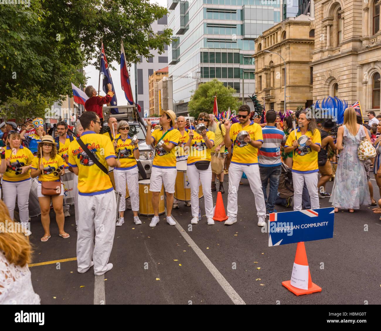 Australia day city adelaide parade hi-res stock photography and images ...