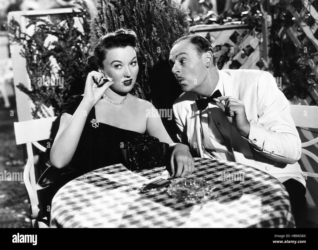 DISC JOCKEY, from left, Ginny Simms, Jerome Cowan, 1951 Stock Photo - Alamy