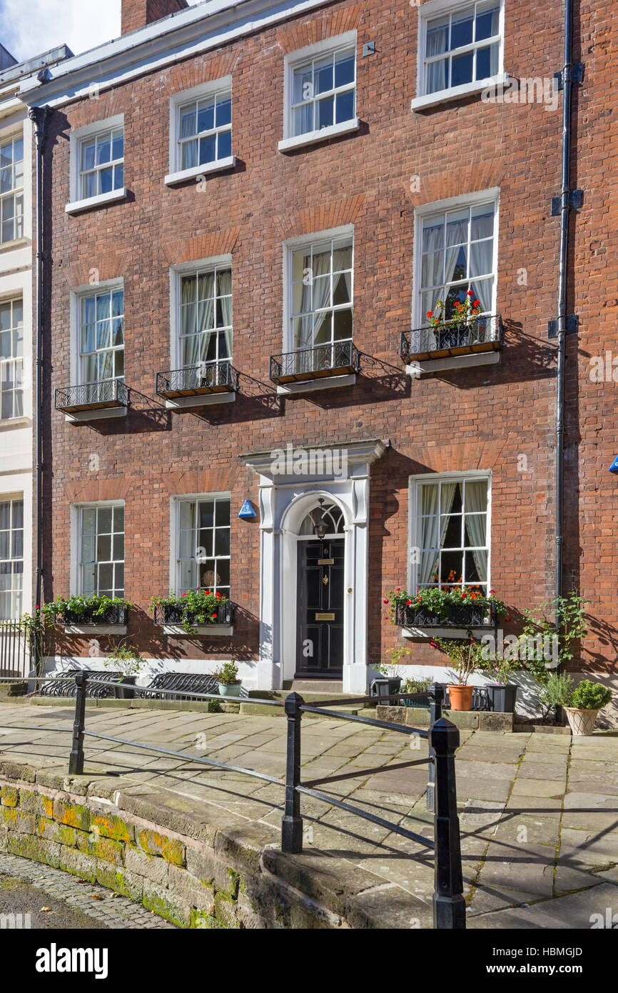 Georgian architecture in College Yard by Worcester Cathedral, Worcester ...