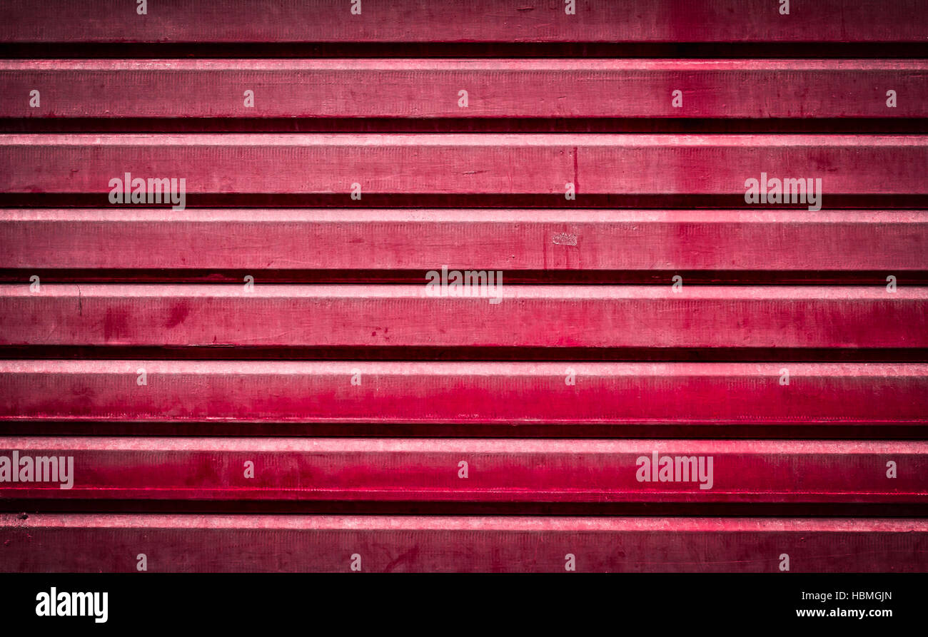 Red roller shutter door Stock Photo - Alamy