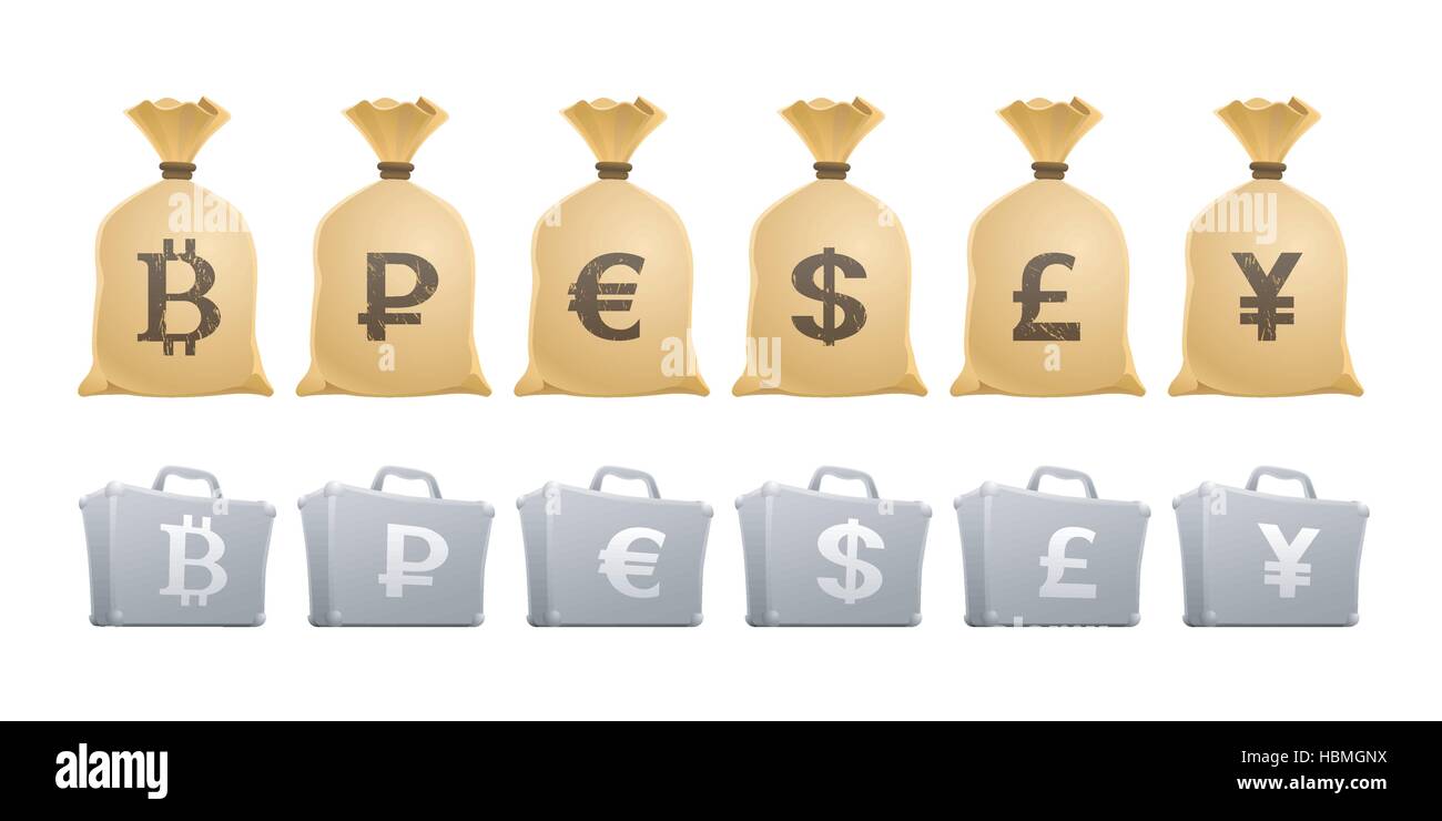 Money bag cartoon hi-res stock photography and images - Alamy