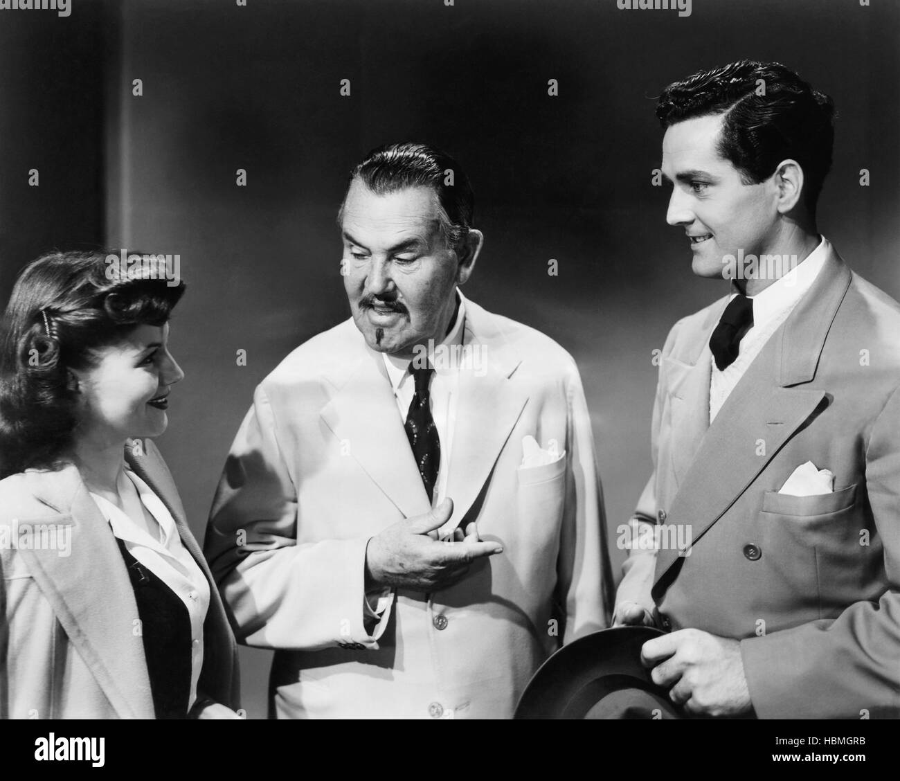 DARK ALIBI, from left, Teala Loring, Sidney Toler, (as Charlie Chan ...