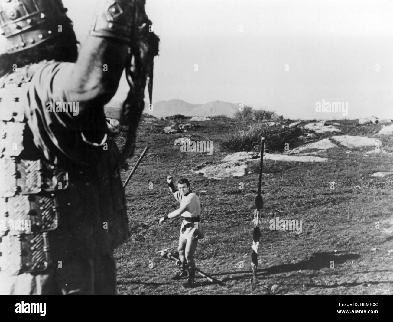 DAVID AND GOLIATH, Ivo Payer, 1960 [US: 1961] Stock Photo - Alamy