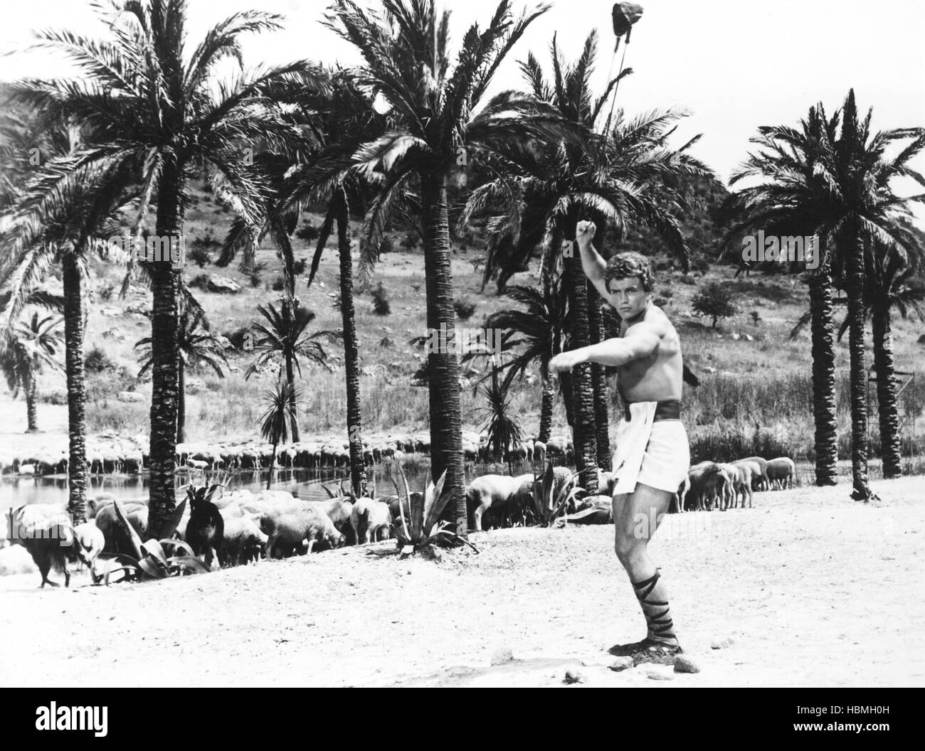 DAVID AND GOLIATH, Ivo Payer, 1960 [US: 1961] Stock Photo - Alamy