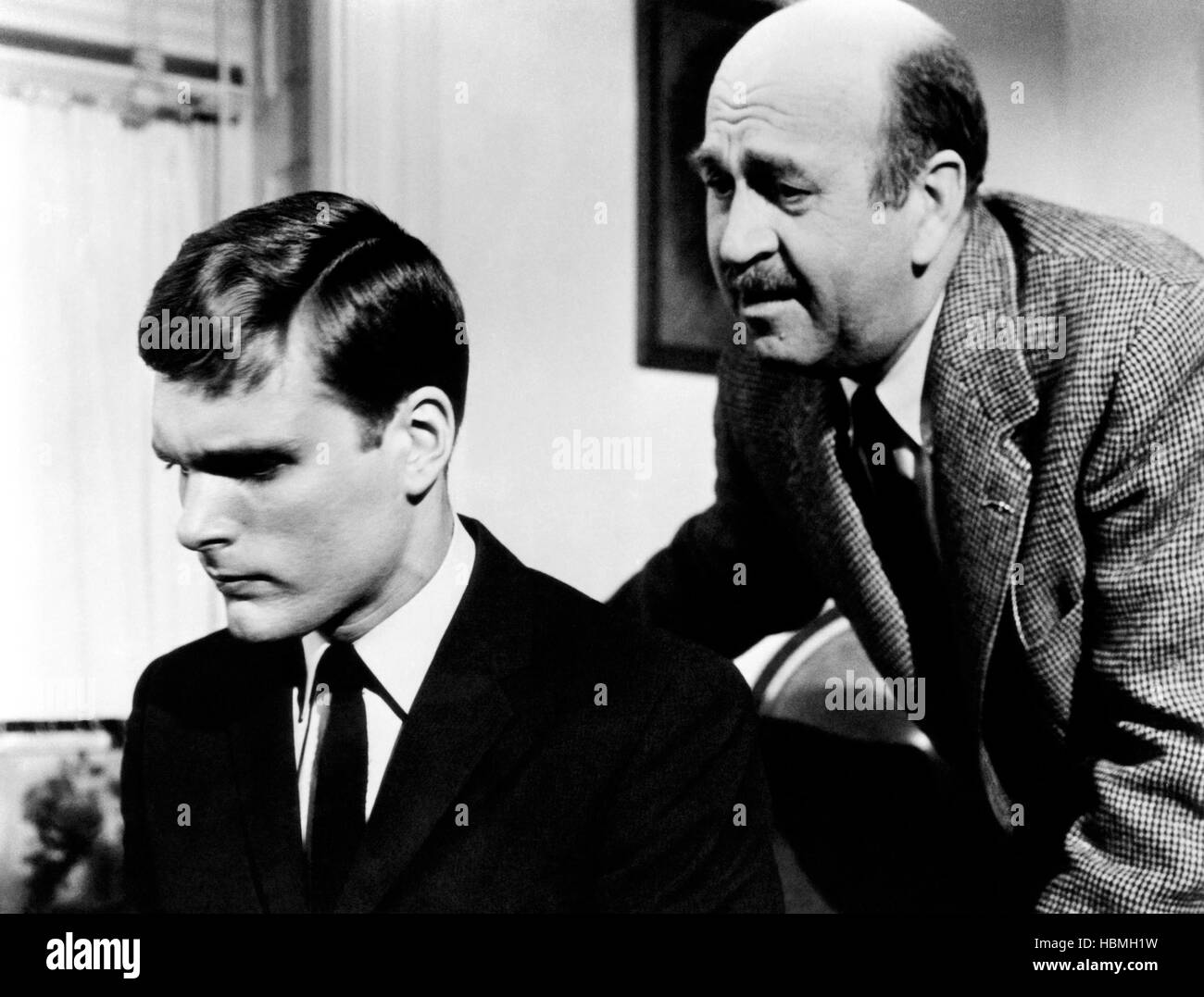 DAVID AND LISA, from left, Keir Dullea, Howard Da Silva, 1962 Stock ...