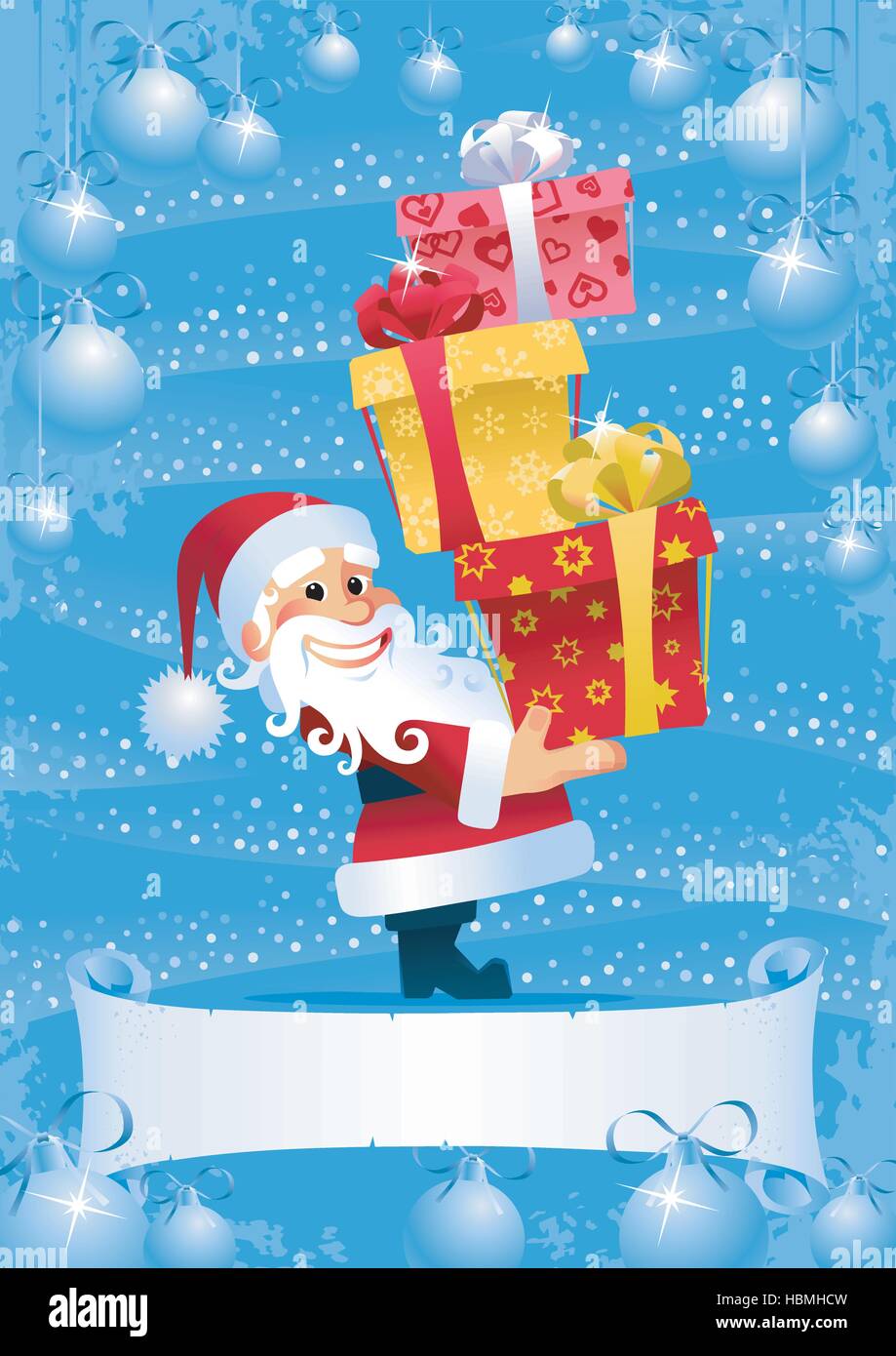 Christmas Gifts from Santa Stock Vector Image & Art - Alamy