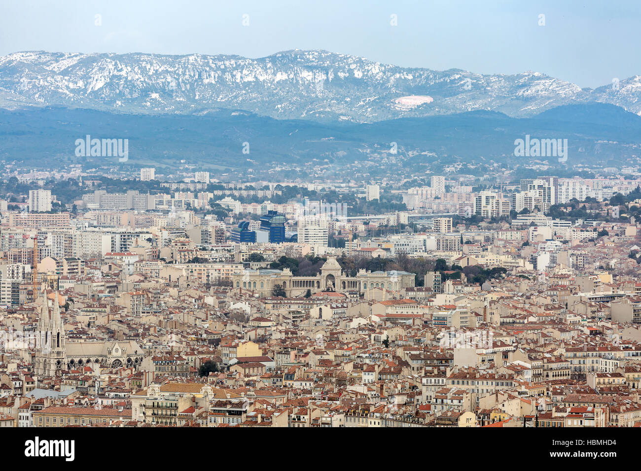 Marseille aerial hi-res stock photography and images - Alamy