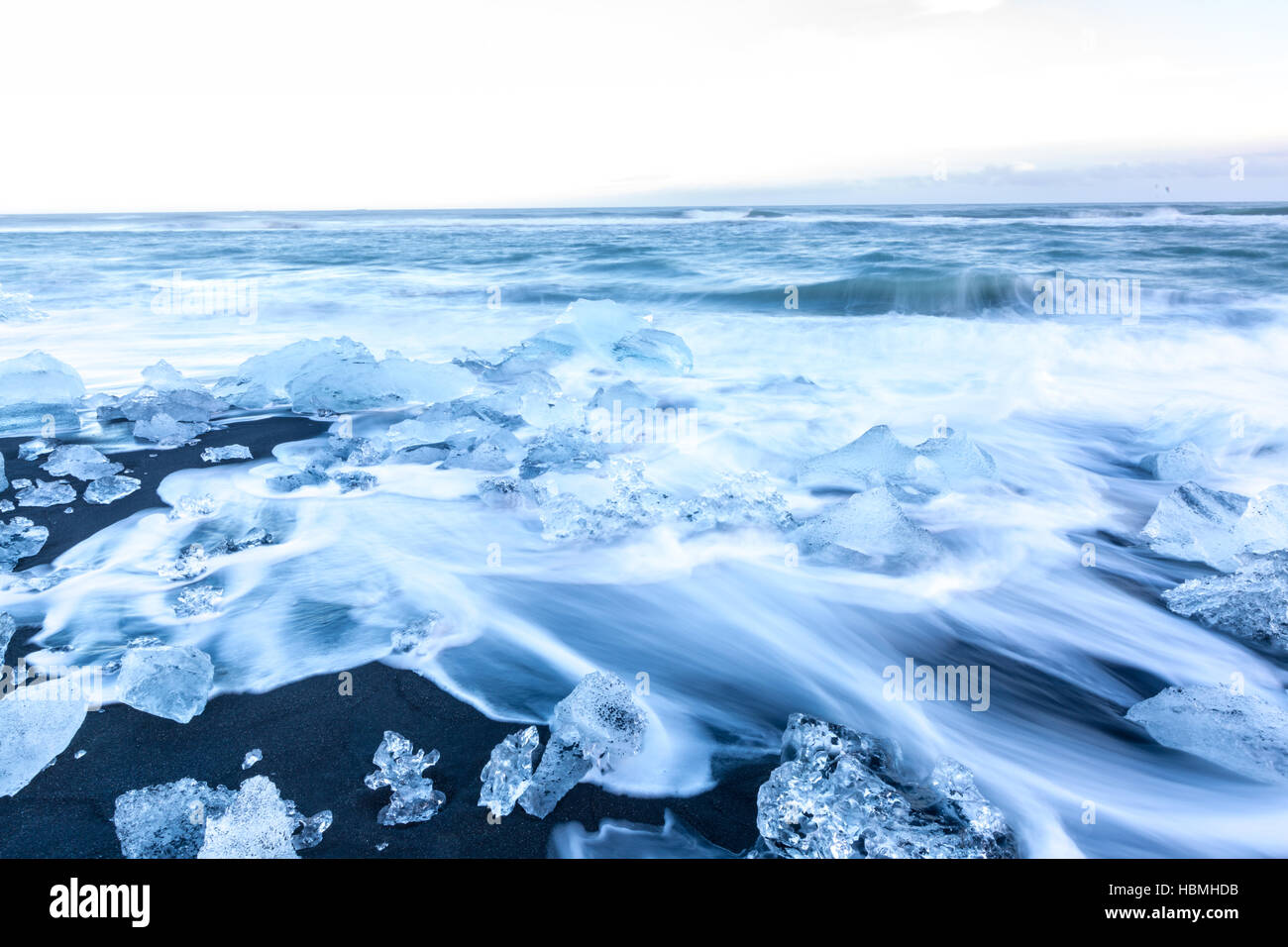 Iceberg beach Iceland Stock Photo - Alamy