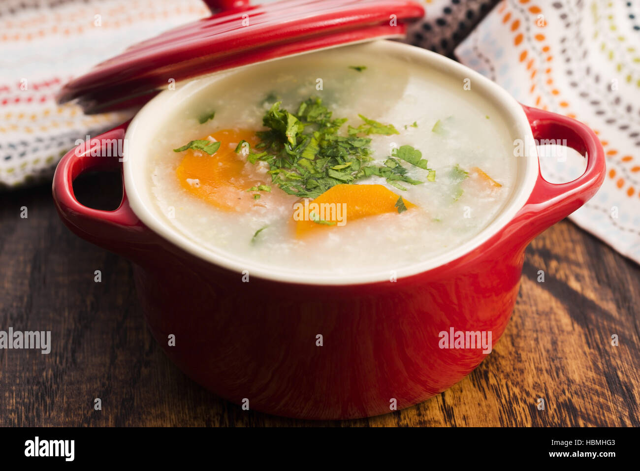 Soup with millet and vegetables Stock Photo - Alamy