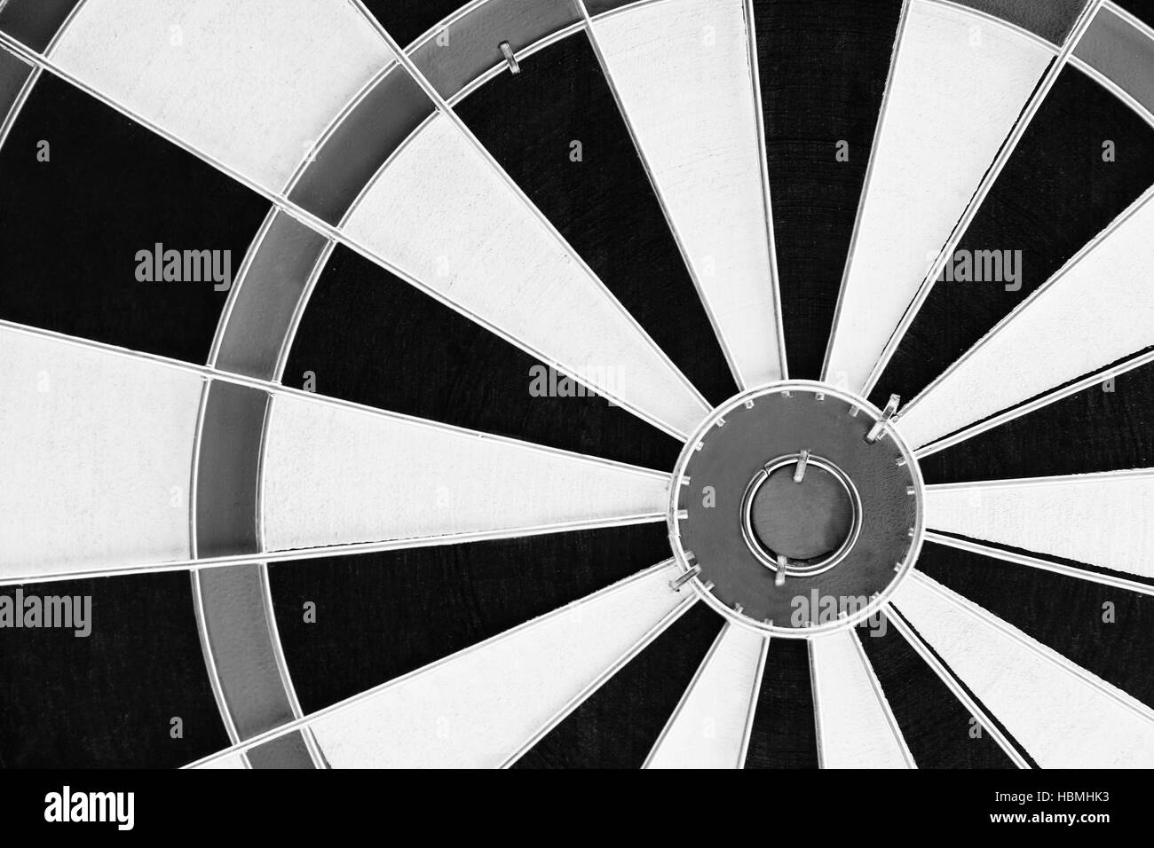 Dart board bullseye Black and White Stock Photos & Images - Alamy