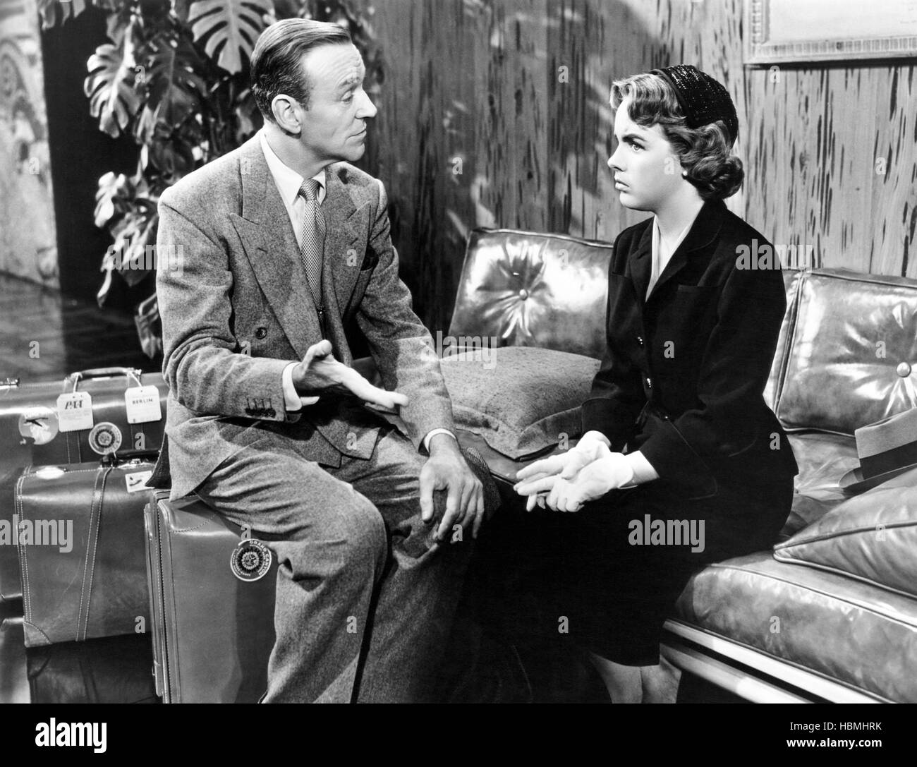 DADDY LONG LEGS, from left: Fred Astaire, Terry Moore, 1955. ©20th ...