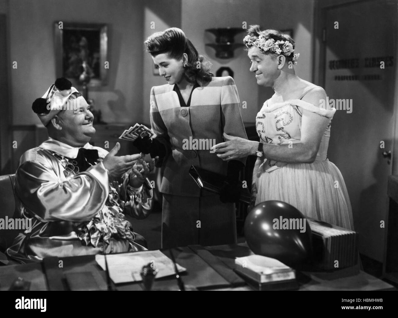 THE DANCING MASTERS, Oliver Hardy, Trudy Marshall, Stan Laurel, 1943 ...