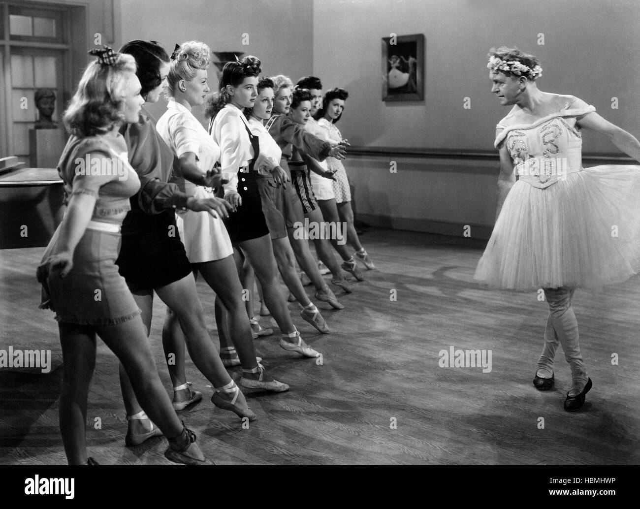 THE DANCING MASTERS, Stan Laurel (right), 1943. TM & copyright ©20th ...