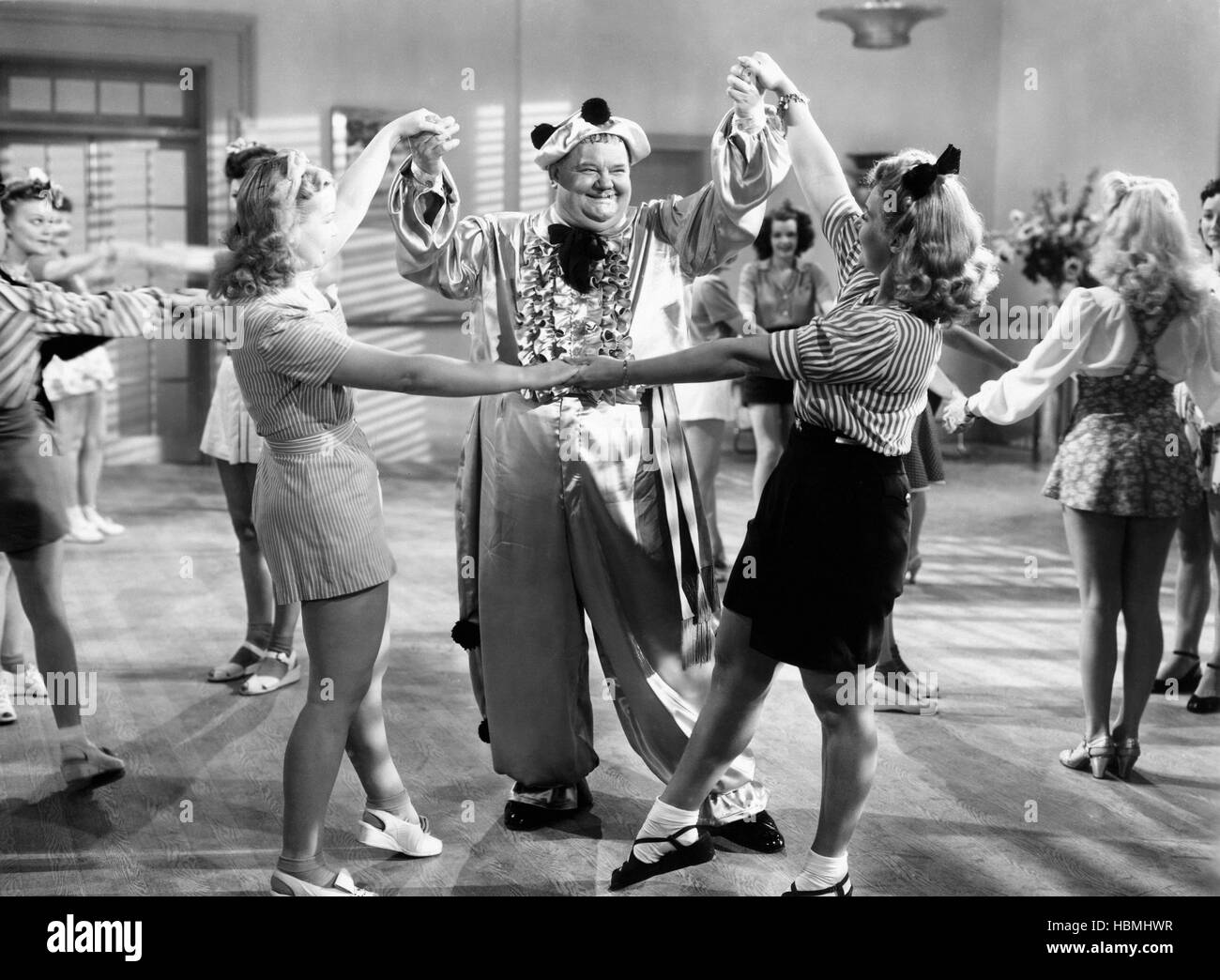 THE DANCING MASTERS, Oliver Hardy (center), 1943. TM & copyright ©20th ...