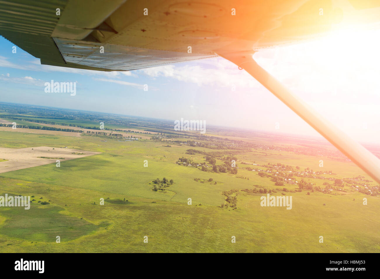 Flight aeroplane view plane summer hi-res stock photography and images ...