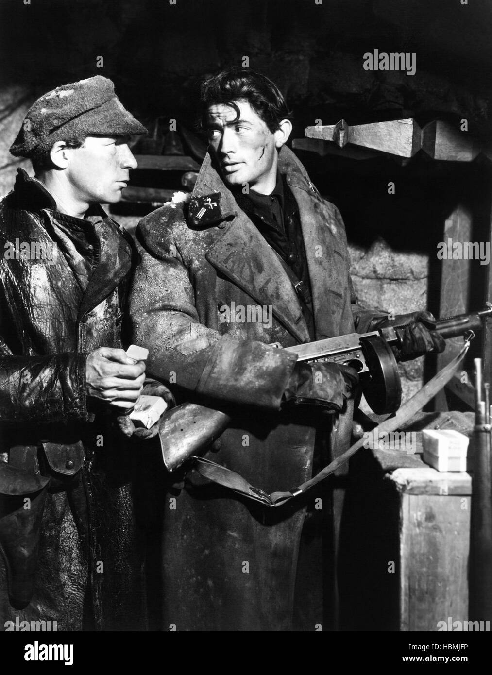 DAYS OF GLORY, from left, Lowell Gilmore, Gregory Peck, 1944 Stock ...