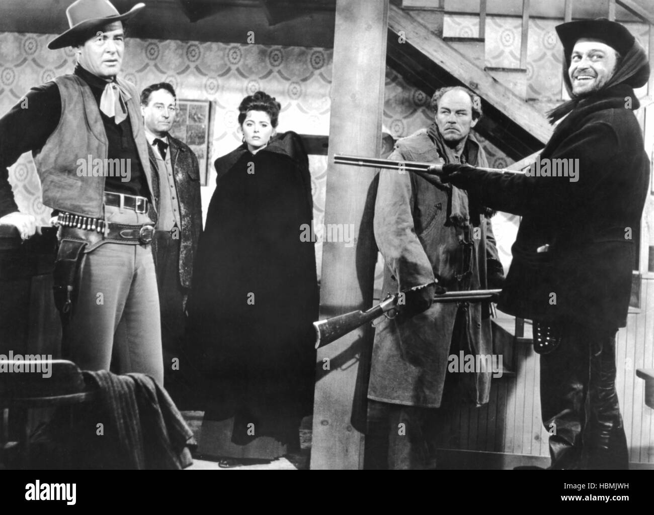 DAY OF THE OUTLAW, Robert Ryan, Robert Cornthwaite, Tina Louise, Jack ...
