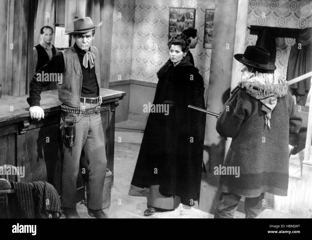 DAY OF THE OUTLAW, Robert Cornthwaite, Robert Ryan, Tina Louise, Lance ...