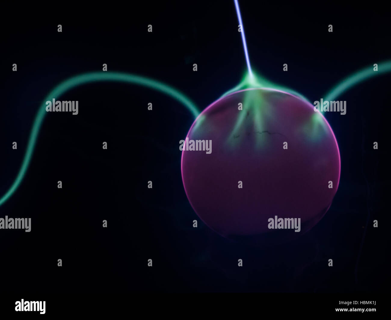 Magical electric ball Stock Photo - Alamy