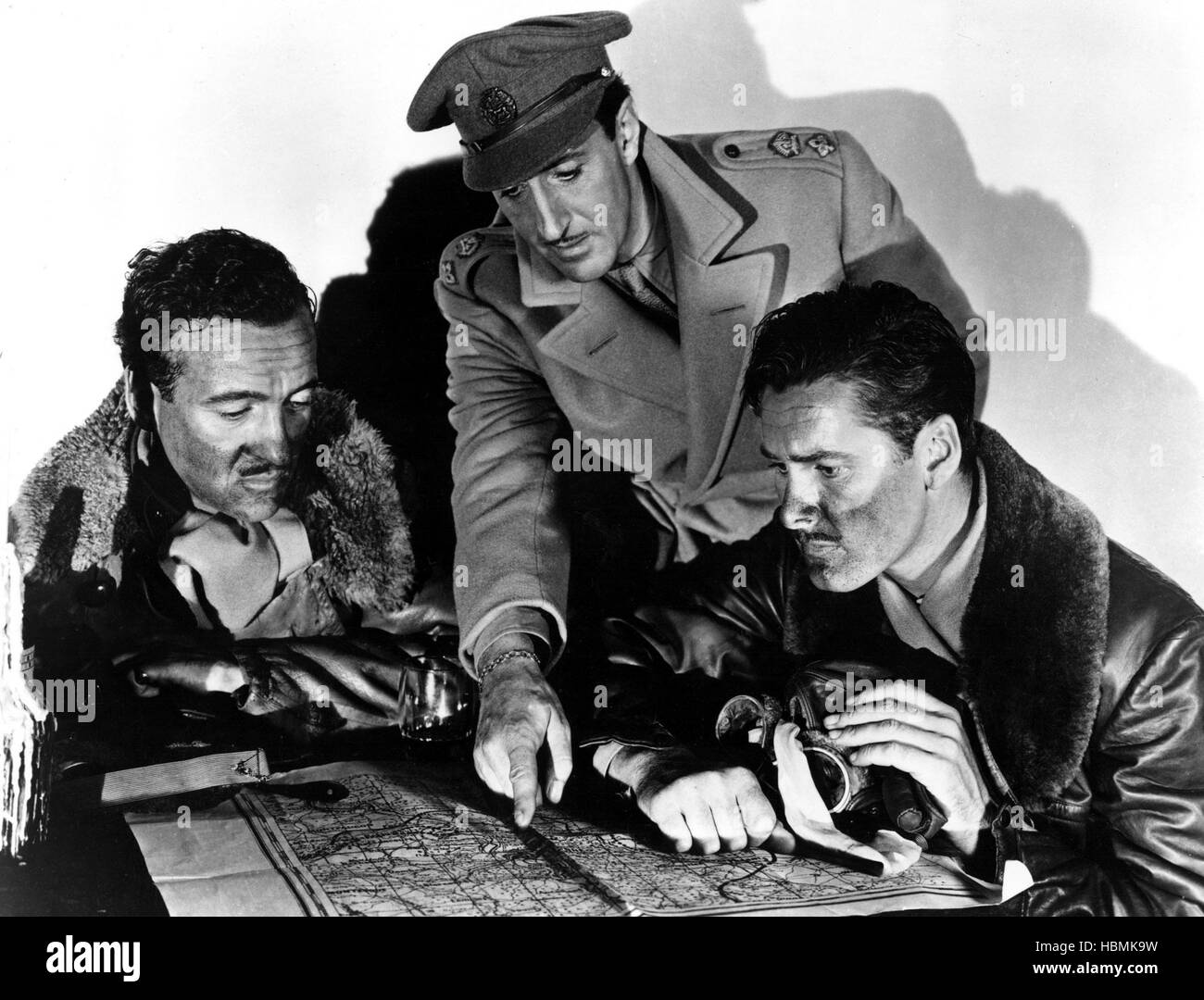 THE DAWN PATROL, David Niven, Basil Rathbone, Errol Flynn, 1938 Stock ...