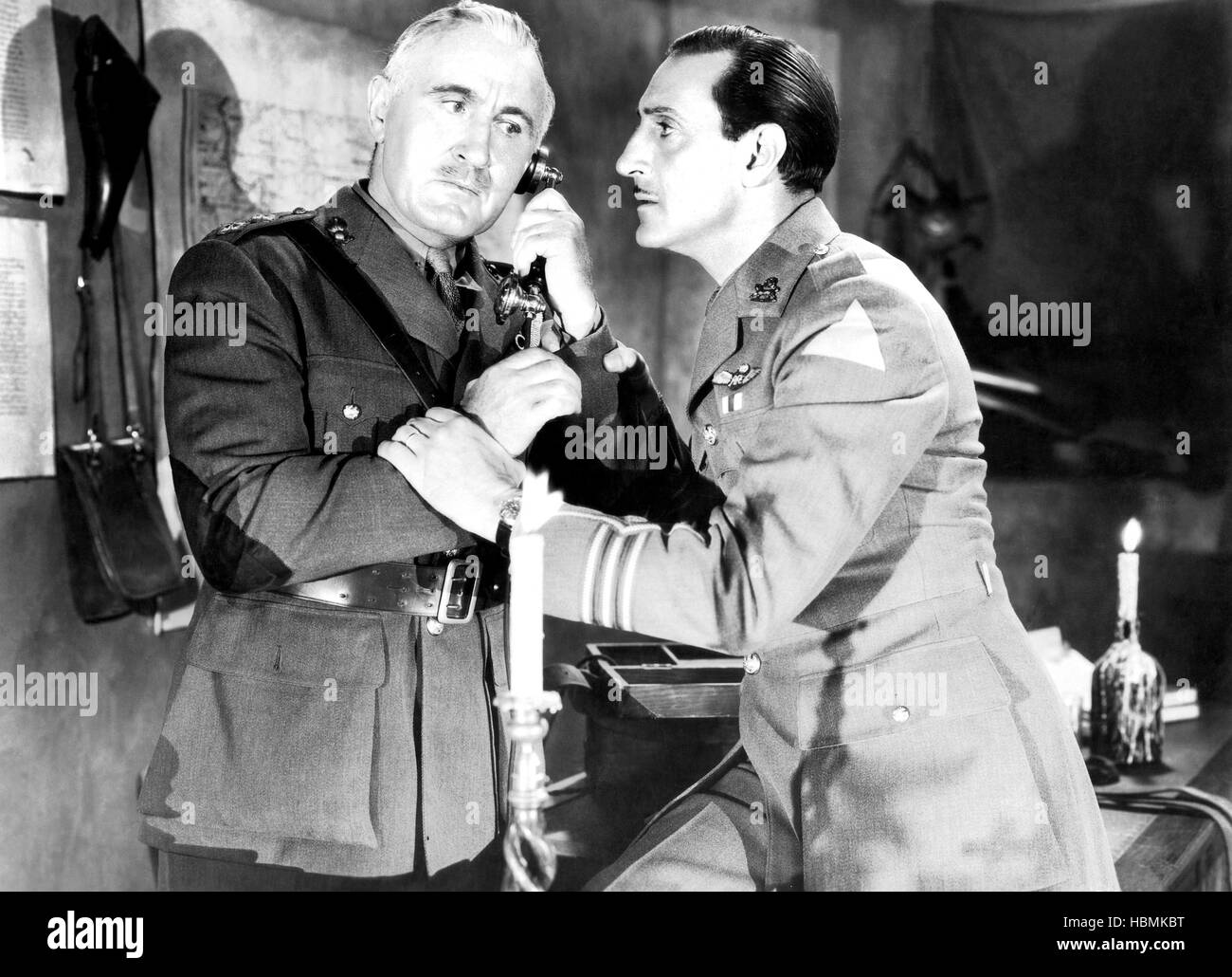 THE DAWN PATROL, Donald Crisp, Basil Rathbone, 1938 Stock Photo - Alamy