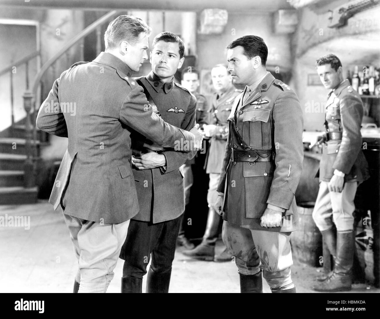 THE DAWN PATROL, from left, front, Douglas Fairbanks, Jr., William ...