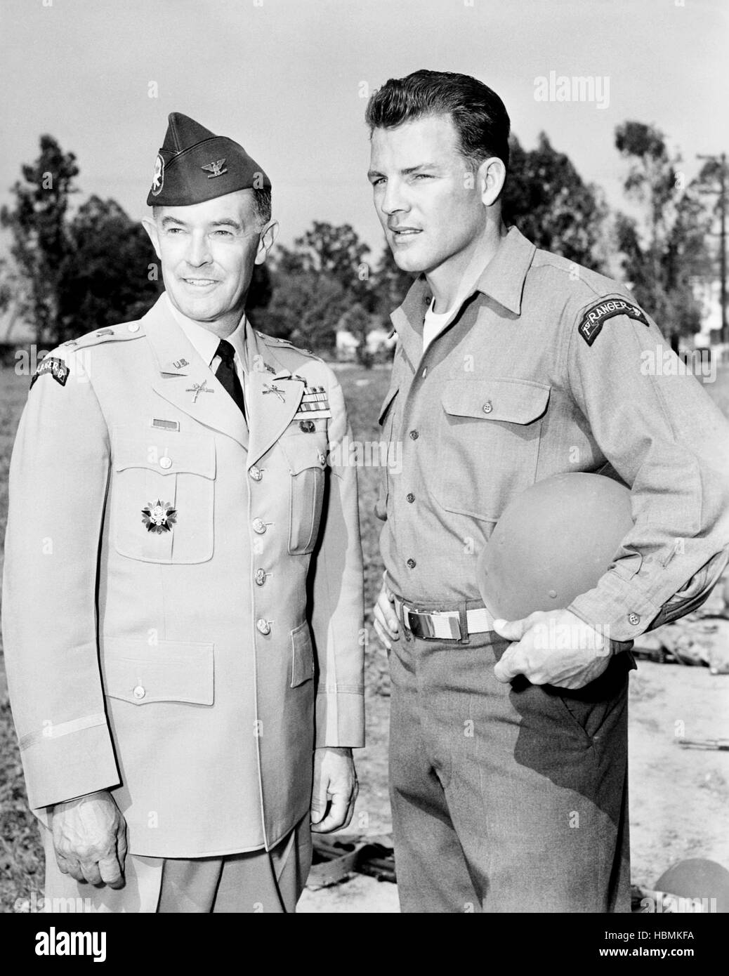 DARBY'S RANGERS, from left, technical advisor Colonel Roy Murray, Frank ...