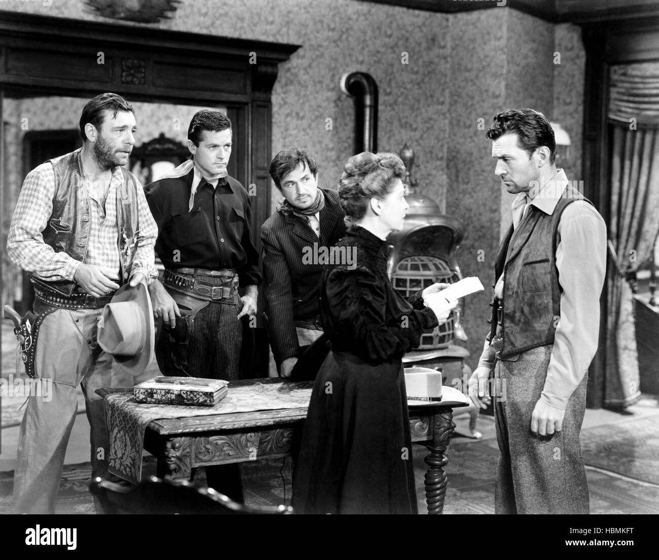 THE DALTONS RIDE AGAIN, from left: Lon Chaney Jr., Alan Curtis, Noah ...