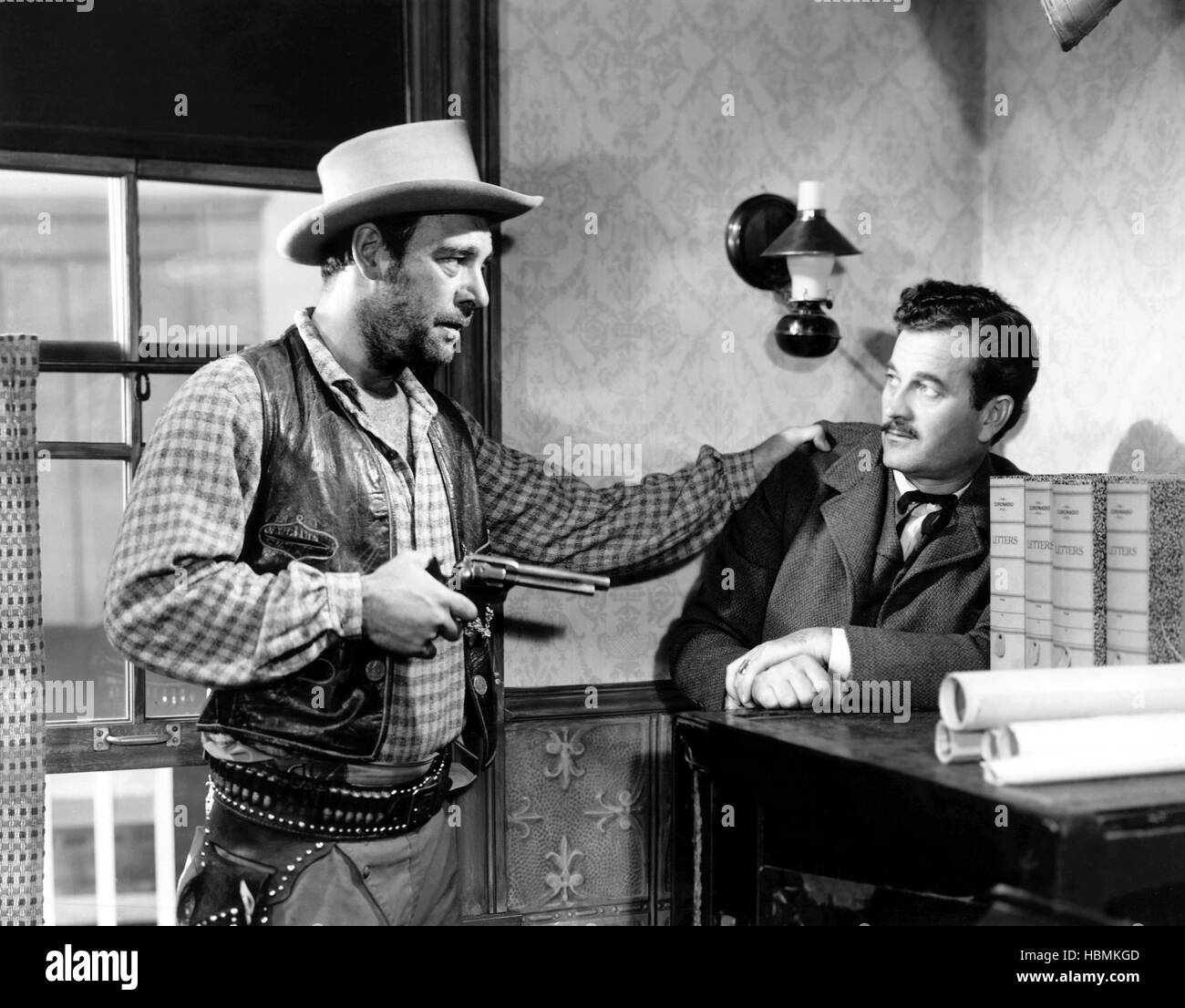 THE DALTONS RIDE AGAIN, from left, Lon Chaney, Jr., Milburn Stone, 1945 ...