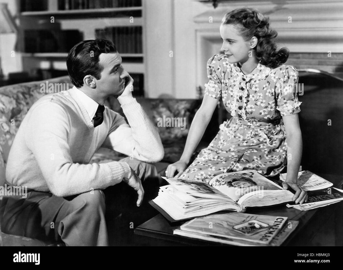 DANGER SIGNAL, from left, Zachary Scott, Mona Freeman, 1945 Stock Photo ...