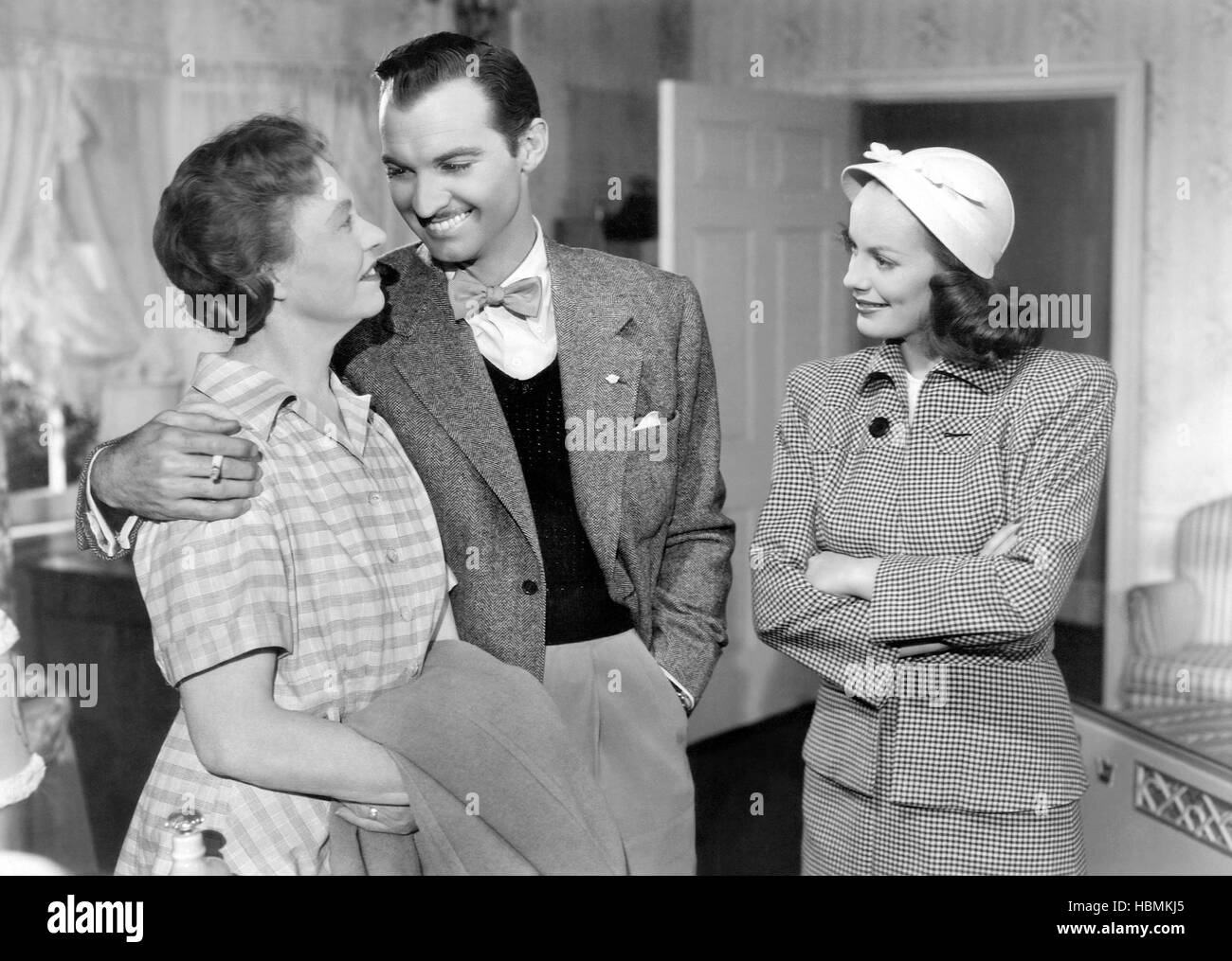 DANGER SIGNAL, from left, Mary Servoss, Zachary Scott, Faye Emerson ...