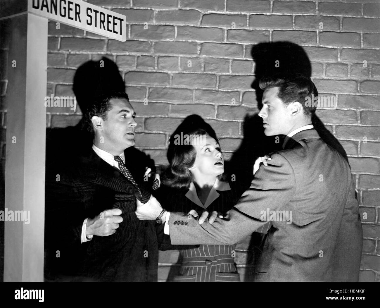 DANGER STREET, from left, Robert Lowery, Audrey Young, Bill Edwards ...