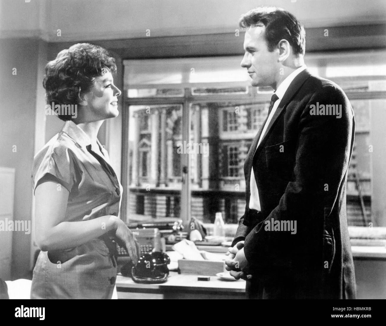 THE DAY THE EARTH CAUGHT FIRE, from left, Janet Munro, Edward Judd ...